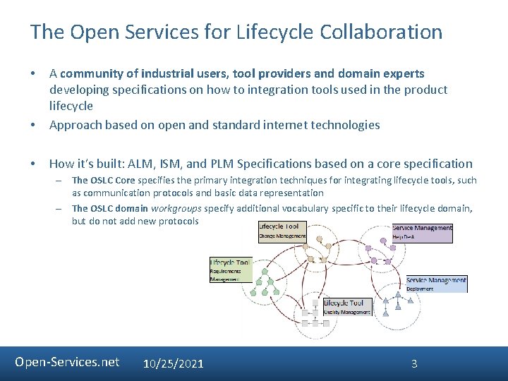 Open Services for Lifecycle Collaboration Lifecycle integration inspired