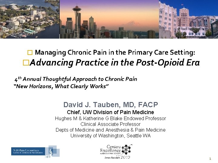Managing Chronic Pain in the Primary Care Setting
