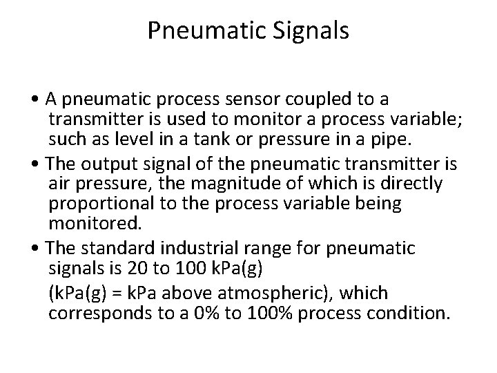 General principles of Industrial Instrumentation Lecture 2 Measurements