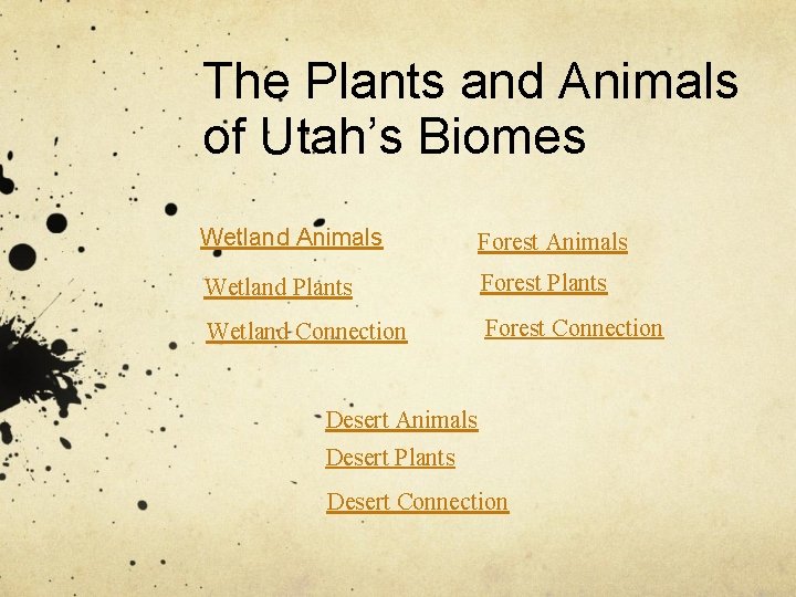 The Plants and Animals of Utahs Biomes Wetland
