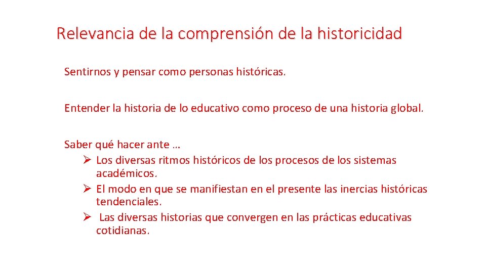 La historicidad de la docencia del siglo XIX