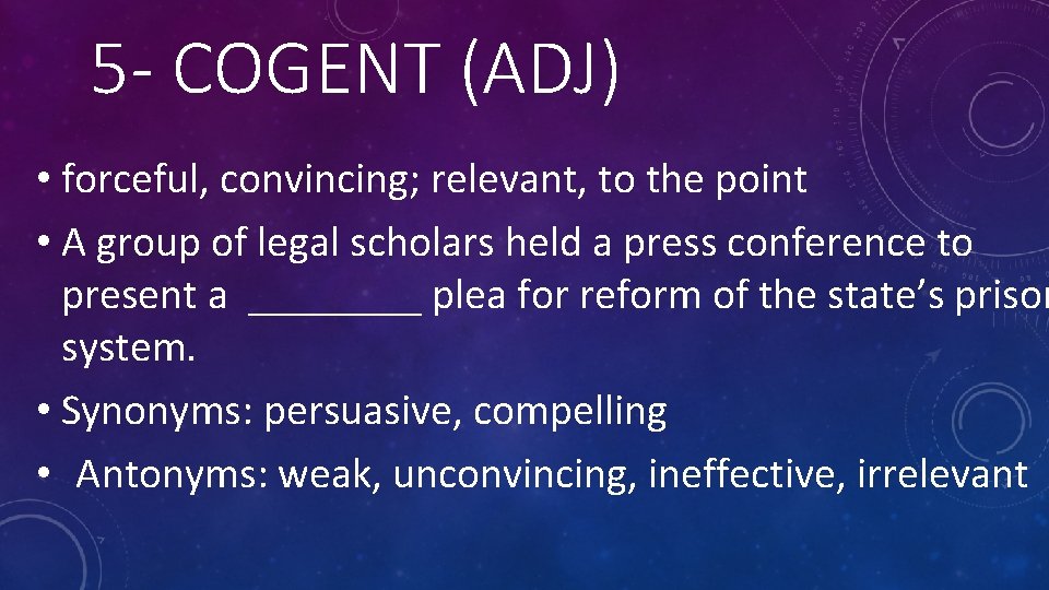 VOCABULARY 4 1 AFFILIATED adj associated connected Being