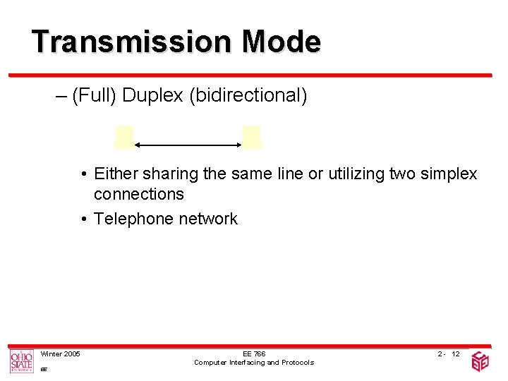 Basic Concepts Link Physical pathway between devices Line