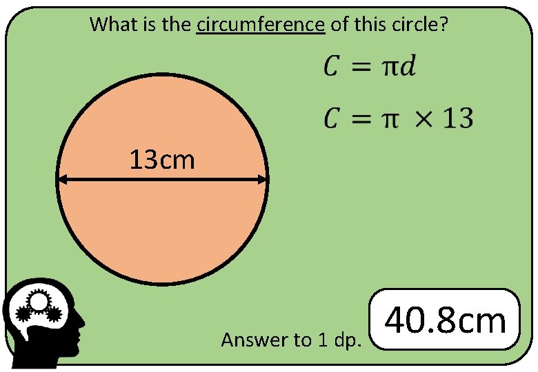 Circle Circumference Perimeter Bingo Method Students should choose