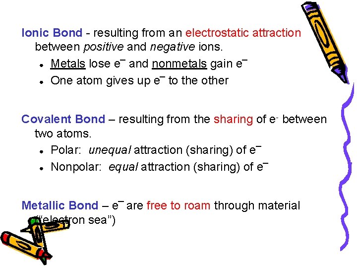 CHAPTER 7 8 BONDING Atoms and their Electrons