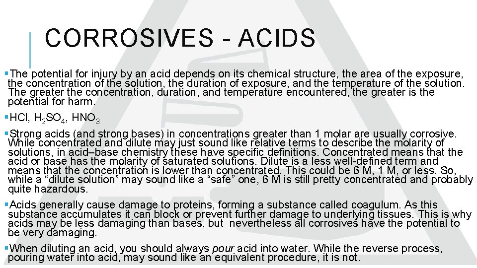 RECOGNIZING LABORATORY HAZARDS PHYSICAL PHA 297 Laboratory safety