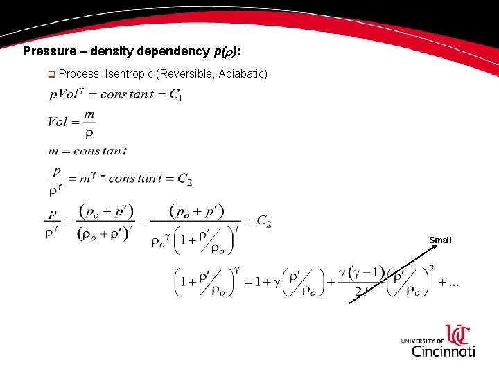 AEROACOUSTICS Lecture 3 Using the equations of Fluid