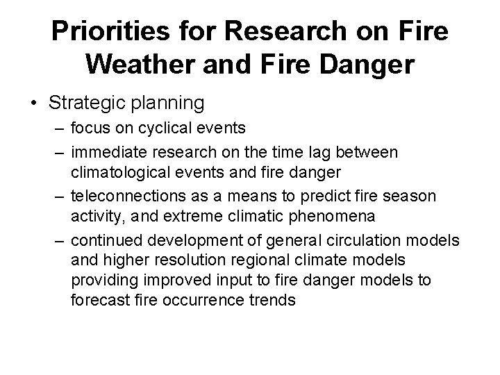 NASA Fire Science Workshop February 20 22 2008