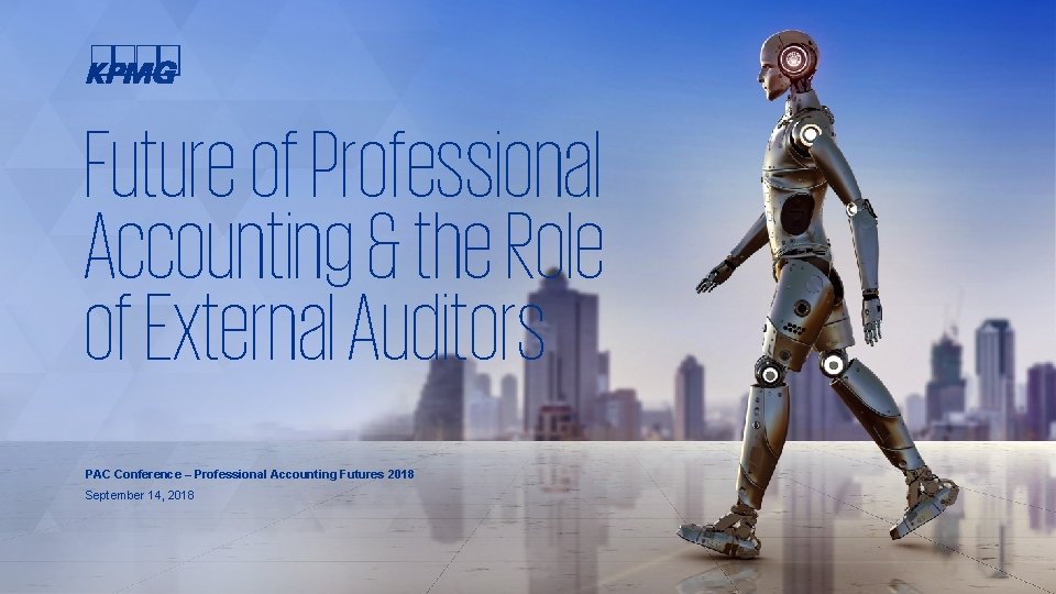 Future of Professional Accounting the Role of External