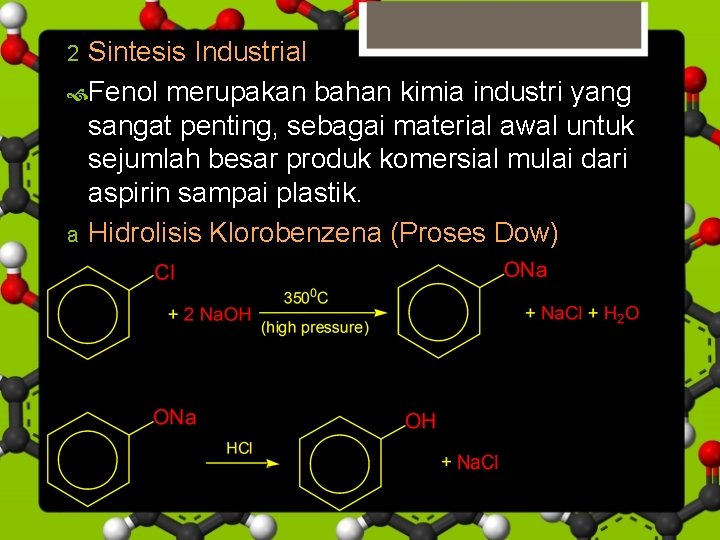 STRUKTUR FENOL Fenol adalah senyawa yang memiliki sebuah