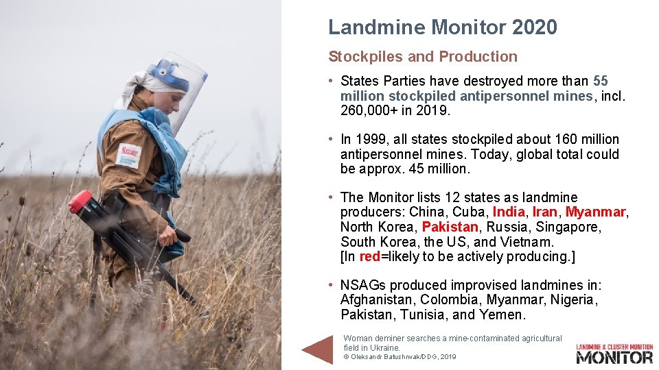 Press Launch Landmine Monitor 2020 Thursday 12 November