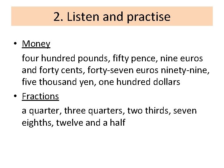Everyday English SB p 21 Numbers and dates