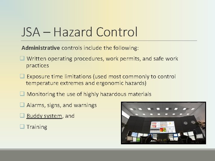Job Safety Analysis A PART OF PROCESS SAFETY