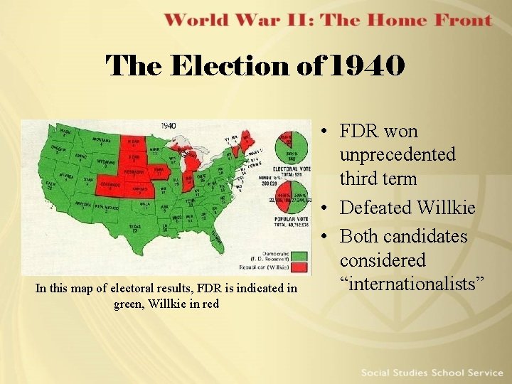 World War II The Home Front Essential Questions