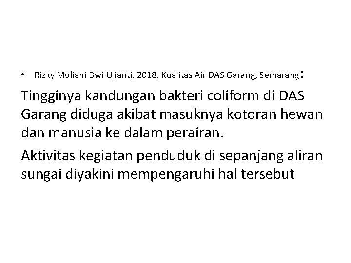 KAJIAN SANITASI LINGKUNGAN KEBIJAKAN DAN STRATEGI PERCEPATAN PEMBANGUNAN