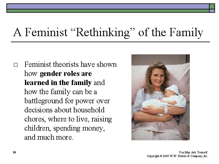 Chapter 7 Family Lecture Power Point W W