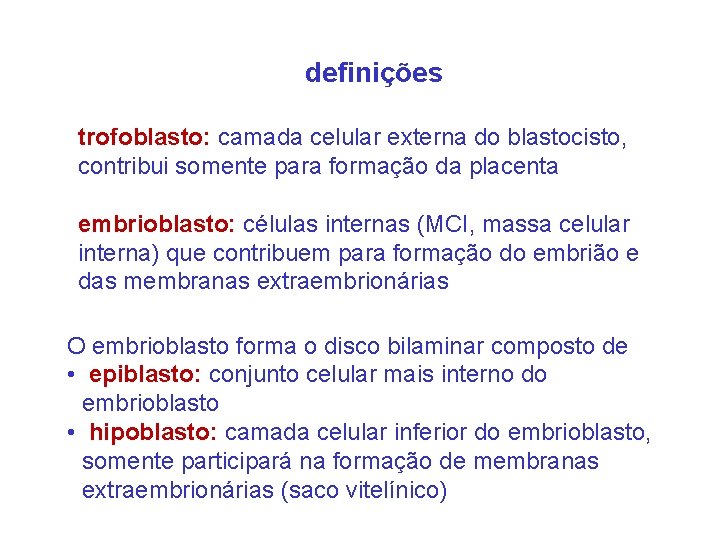 Embriologia Humana 1 Gametognese e Fertilizao 2 Formao