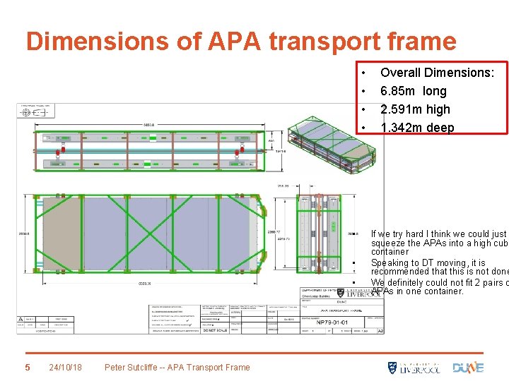 APA Plane Alberto Marchionni Integration Test Facility Installation