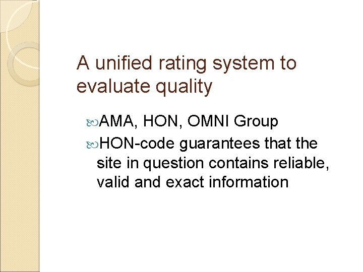 Health information on the web Dr Glanz Jnos