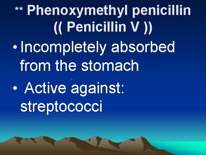 Antibacterial Drugs Mechanisms of action site of action