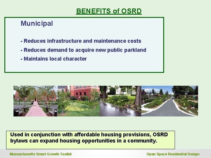 Open Space Residential Design OSRD Andrea Cooper Smart