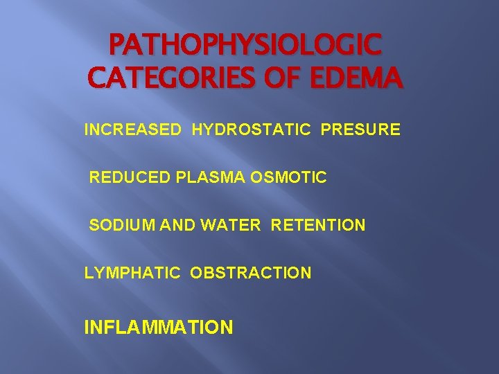 HEMODYNAMIC DISORDERS THROMBOEMBOLIC DISEASE AND SHOCK What is