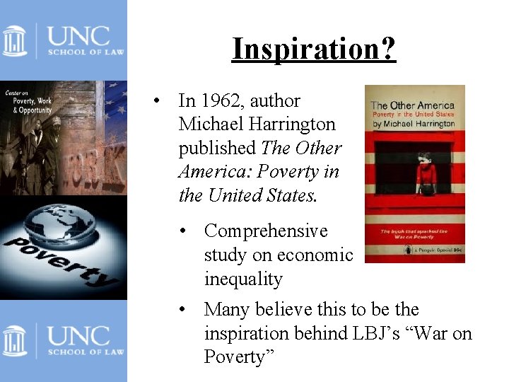 Americas War on Poverty Center on Poverty Work