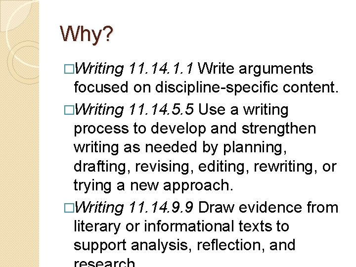 Unit I American Roots Essay The Writing Process