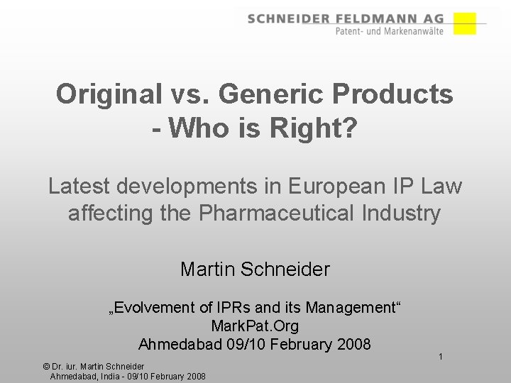 Original vs Generic Products Who is Right Latest