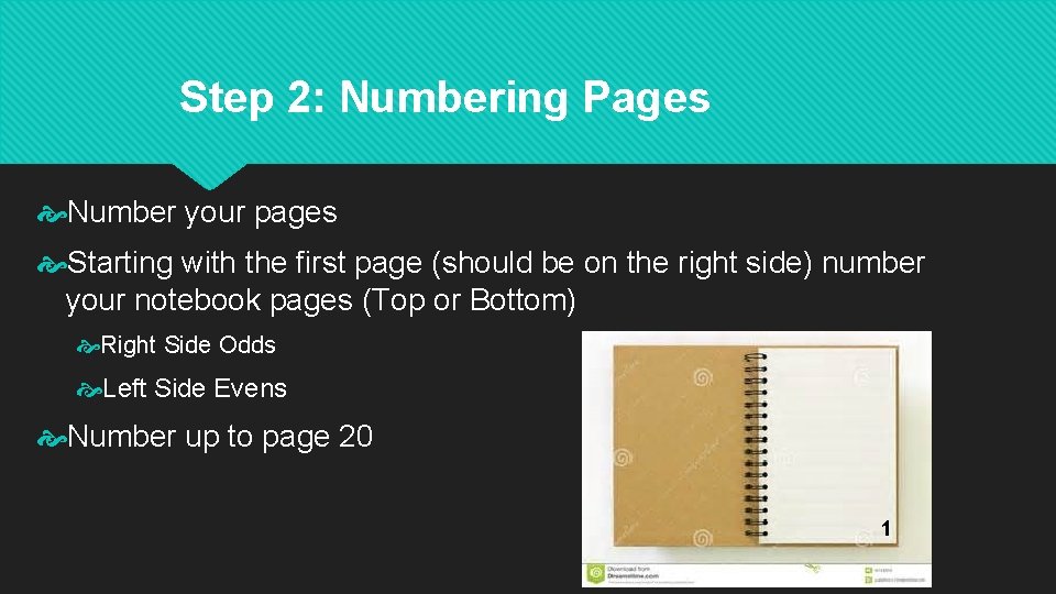 How to set up your Notebook 1 2