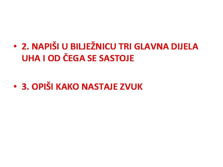 UHO OSJETILO SLUHA Nastavni predmet biologija u struci