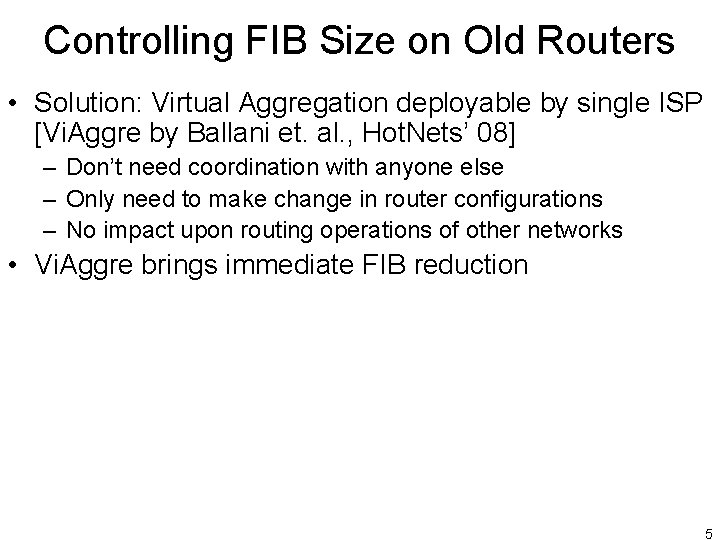 Evolution Towards Global Routing Scalability draftzhangevolution01 ...