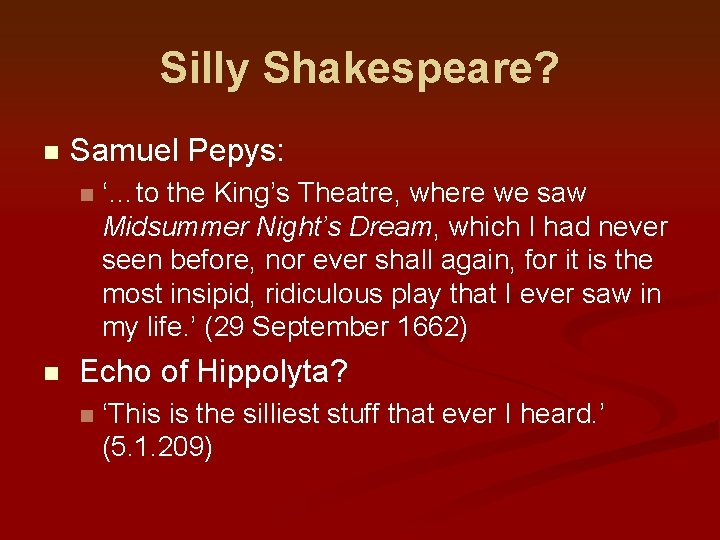 This Palpable Gross Play Staging A Midsummer Nights