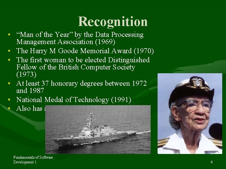 Grace Hopper 1906 1992 An influential force and