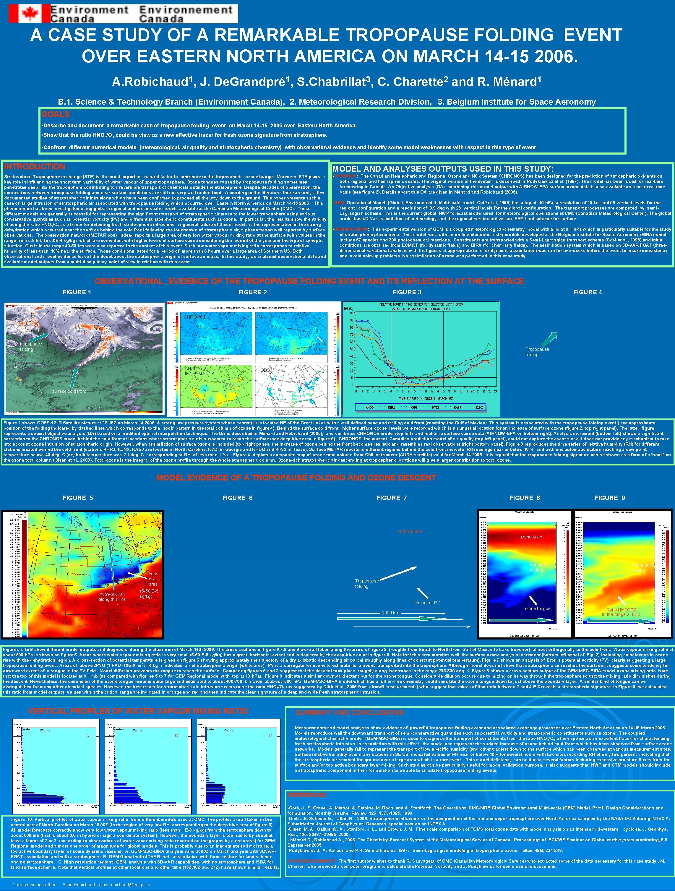 A CASE STUDY OF A REMARKABLE TROPOPAUSE FOLDING