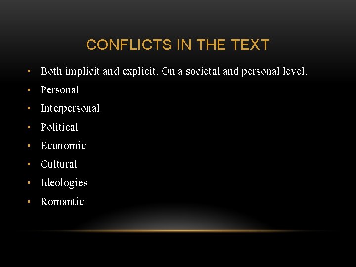 THE QUIET AMERICAN ENCOUNTERING CONFLICT Overview of context