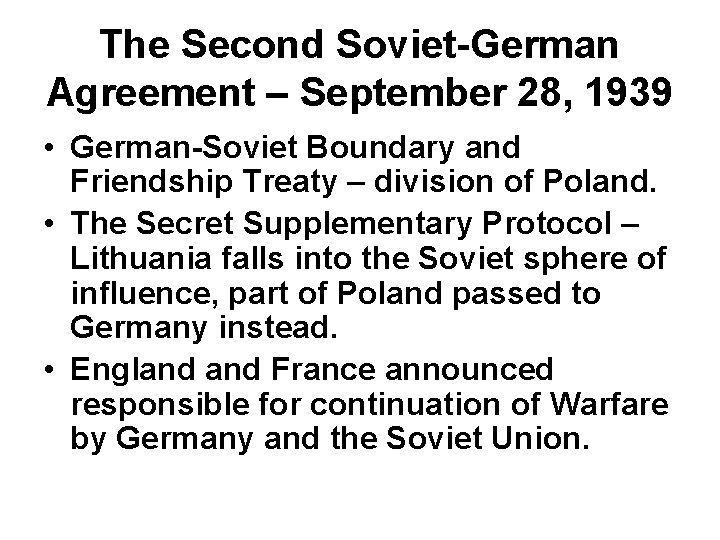 Beginning of the Second World War Surprise morning