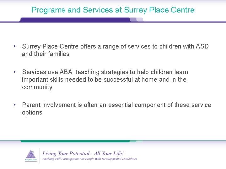 Surrey Place Centre Raising Awareness About Autism Spectrum