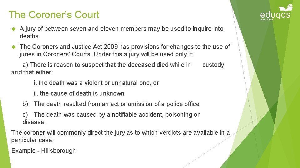Criminal Process Jury Trial Objectives You will be