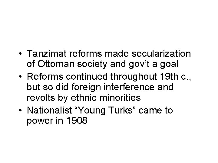 The Ottoman Empire in the Age of Imperialism