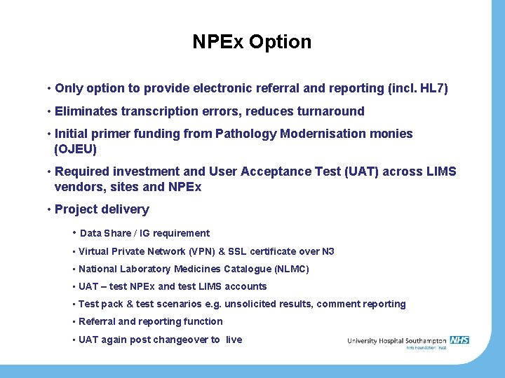 The Benefits of Using NPEX The Vision for