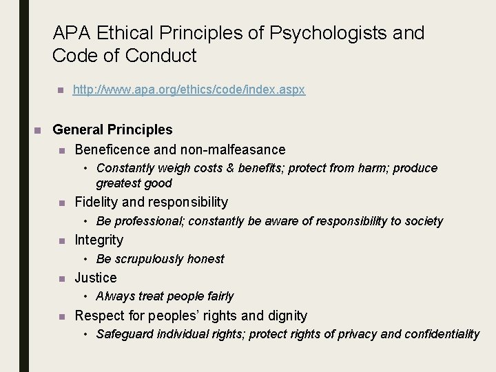 CHAPTER 3 RESEARCH ETHICS Questionable Practices Watson Rayner