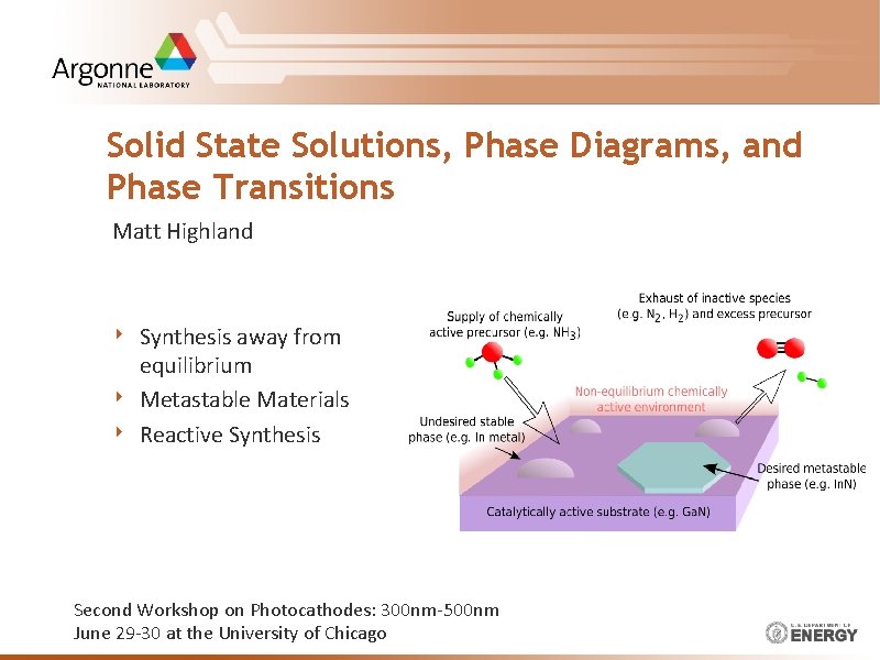 Solid State Solutions Phase Diagrams and Phase Transitions