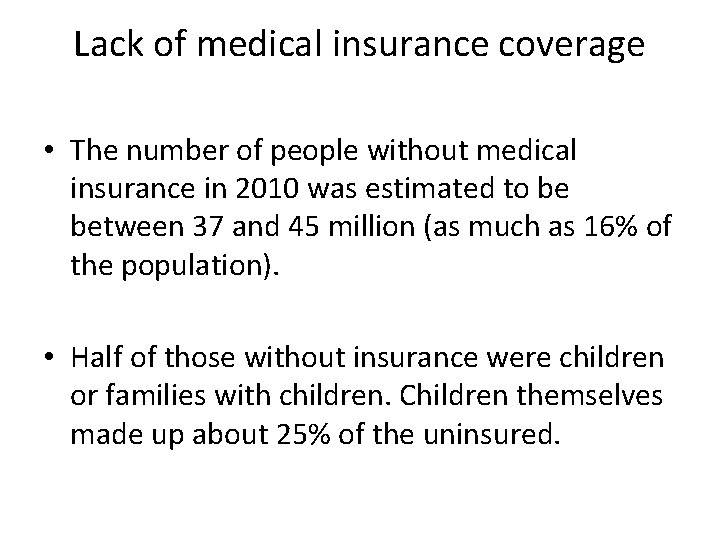 Chapter 9 Distributing Health Care Introduction In 2010