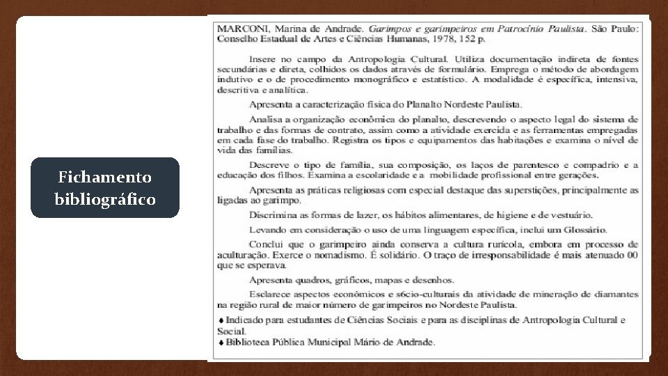 FICHAMENTO PROF POLLIANA PIRES Pra que serve o