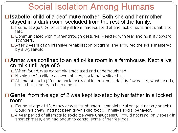 Ch 4 Socialization Questions for Consideration Which do
