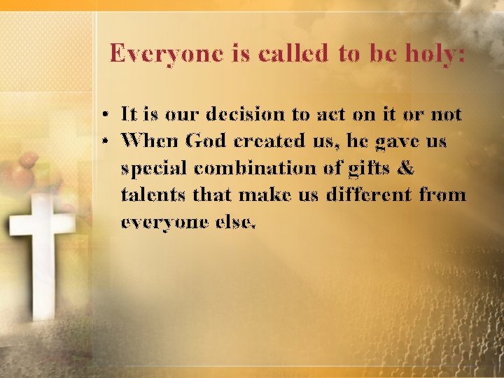 Unit 3 WE BELIEVE IN THE HOLY CHURCH