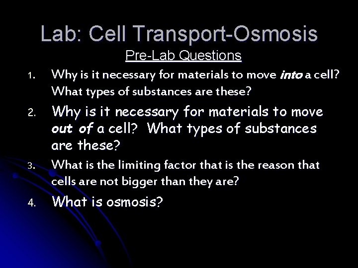 WarmUp 1 2 What types of substances need