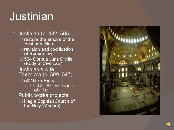 Byzantine Islamic and Early Medieval Civilization LECTURE 7
