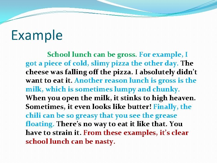 How to write a paragraph 11 Sentences Each